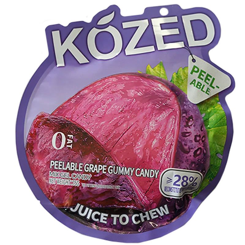 Kozed Peelable 3D Gummy Candy - Grape – La boîte à snack